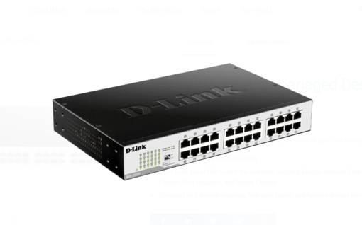 D-Link DGS-1024D 24-Port Unmanaged Gigabit Switch