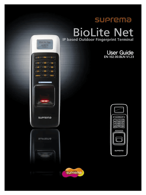 BLN-OC BioLite Net Reader Fingerprint RFID Optical Sensor